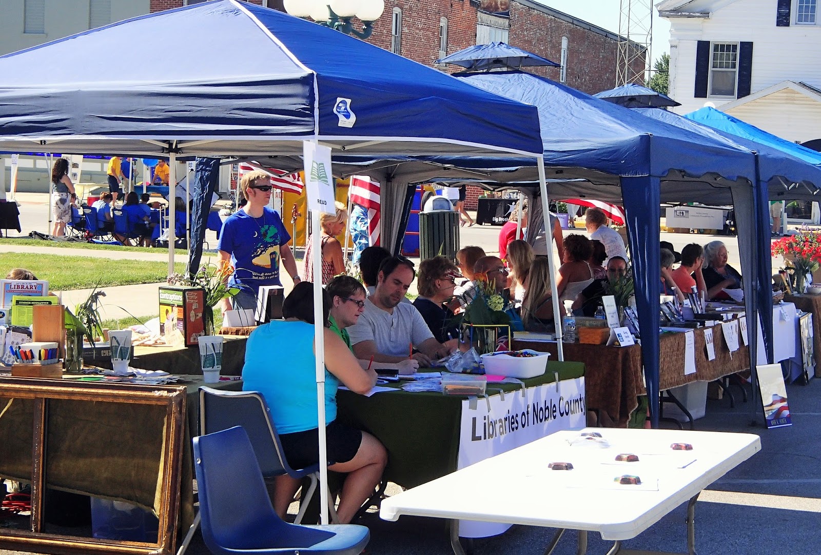Slightly Off the Mark: ALL-IN author booth photos