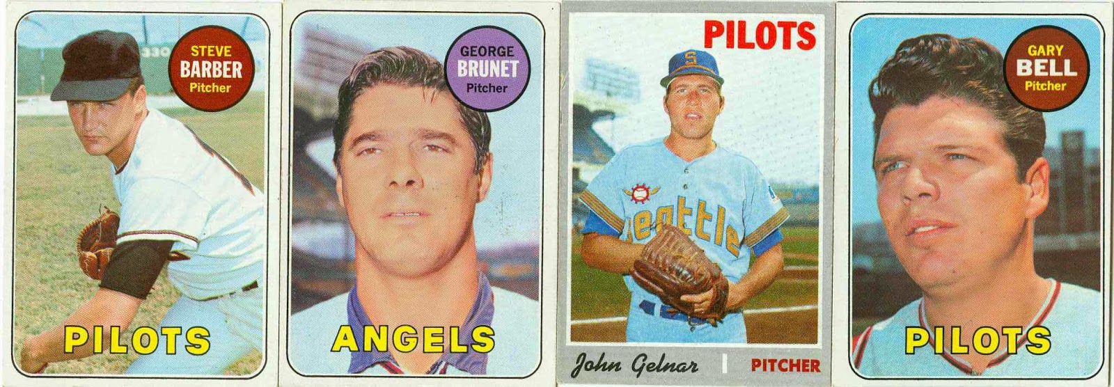 1969 Topps Baseball: The 1969 Pilots