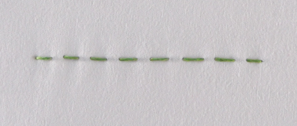 Textile Arts Now: Running stitch