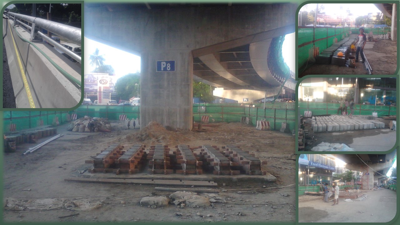 Road kerb production, laying and footpath paving concreting work atShwe ...