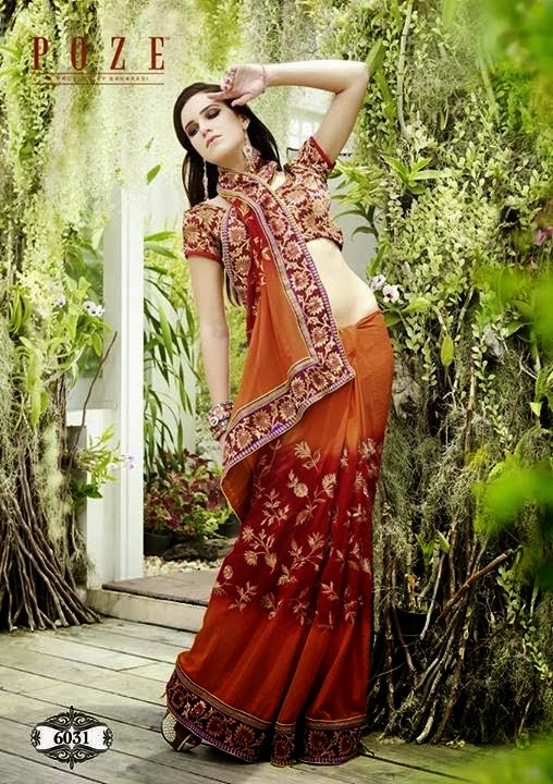 Simple & Beautiful Sarees | Simple Navratri Saree Designs for Girls ...