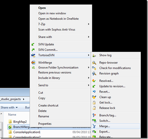 Feel Tech Evolution: Branching and Merging with TortoiseSVN || Merge Branch with Trunk || Delete ...