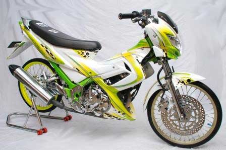 Foto Modifikasi Motor Satria FU Airbrush ~ Simple Acre