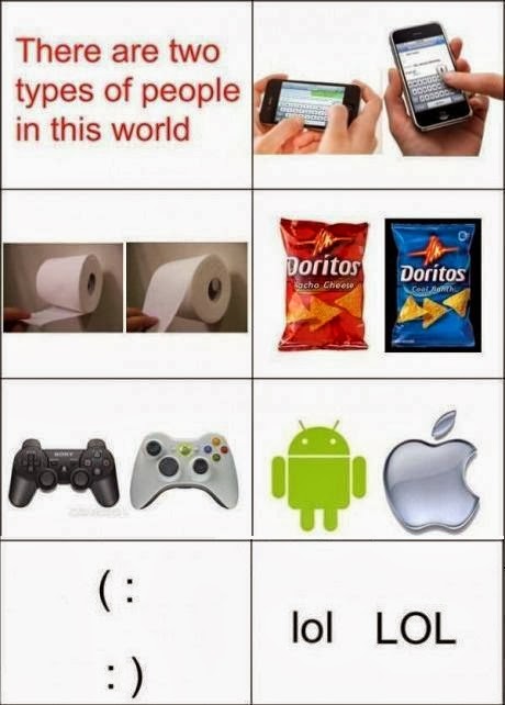 Funny Meme - There Are Two Types Of People In The World