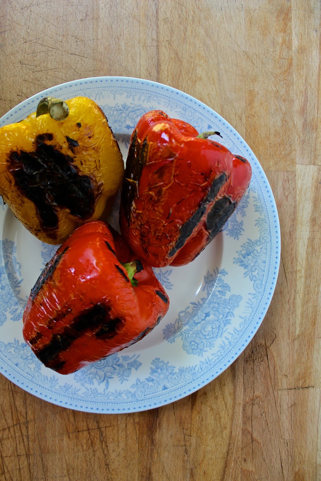 Sam Cooks Food: Smoked octopus with charred peppers, preserved lemon ...