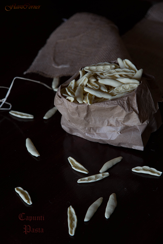 Capunti With Sun Dried Tomatoes, Chicken Sausage & Goat Cheese