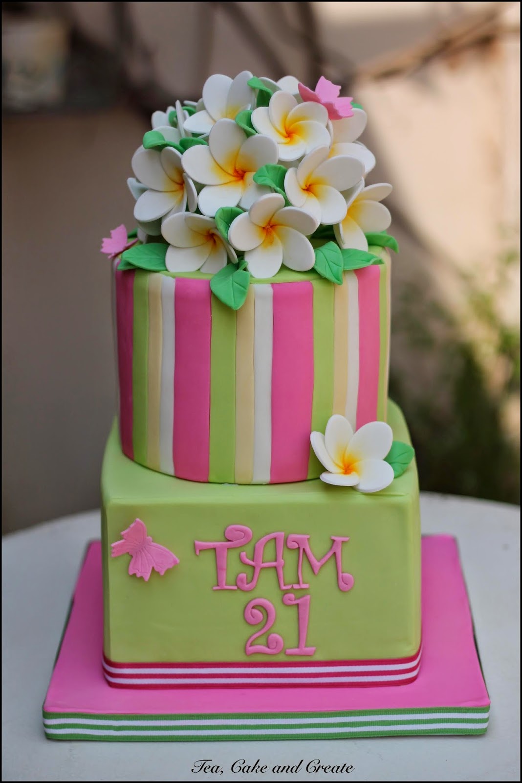 Tea, Cake & Create: Frangipani Cake