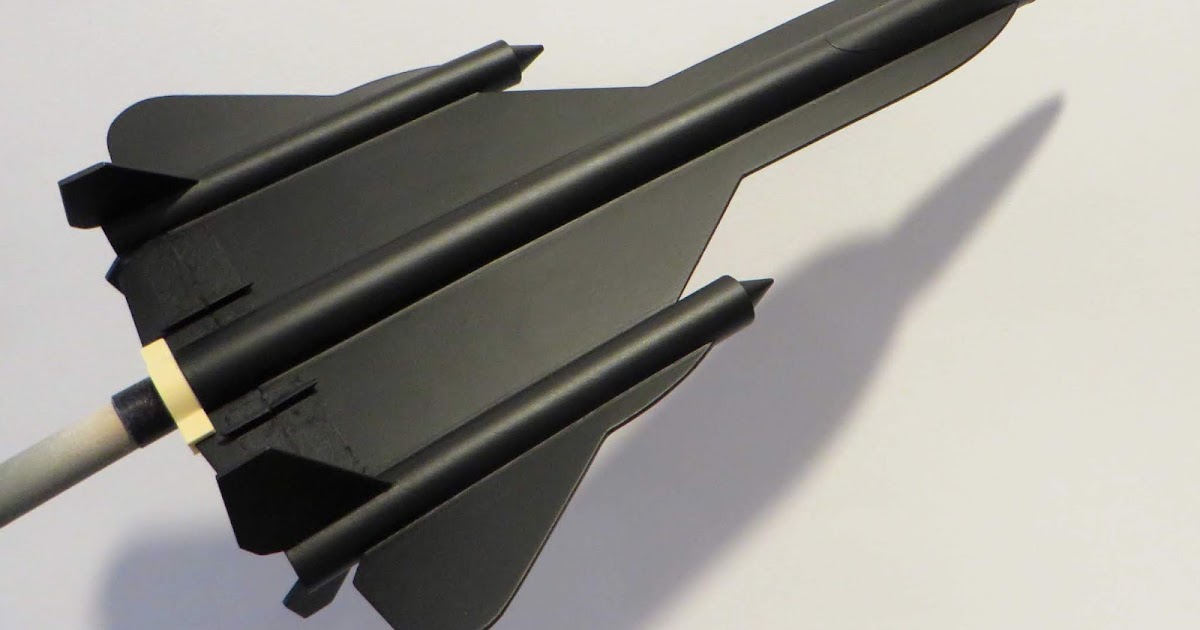 Model Rocket Building: Apogee SR-72 Darkbird Build Part 9, Finished