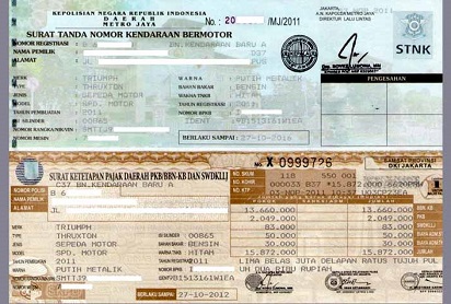 Tahukah Anda Cara Membedakan STNK Asli dan Palsu?? - Cara Membedakan