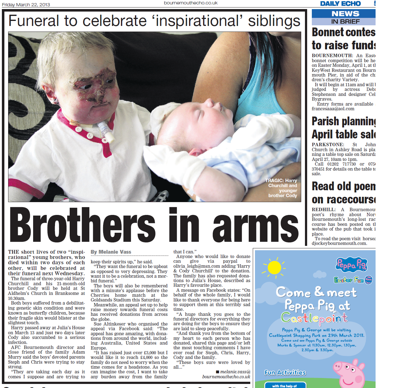 Butterfly Love.....: Harry & Cody Churchill