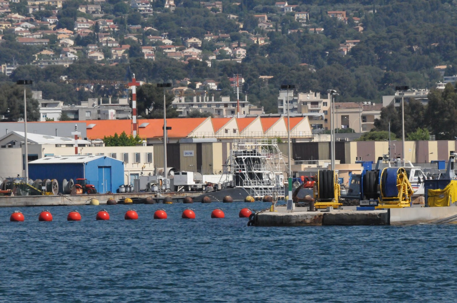 La Marcophilie Navale Envelopmer: Toulon visite de la rade base navale ...