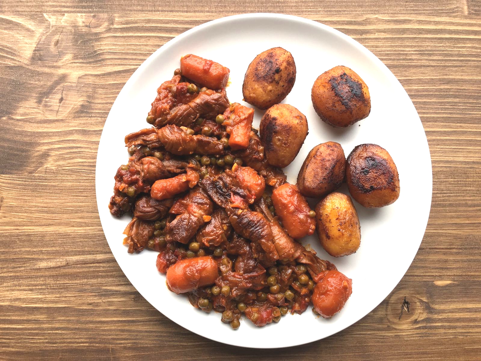 Mute Food: Guiso de lazos de yuba (preparación: 15 min/ cocción: 30 min)