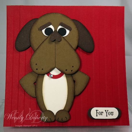 Stamping Styles: Hound Dog Punch Art