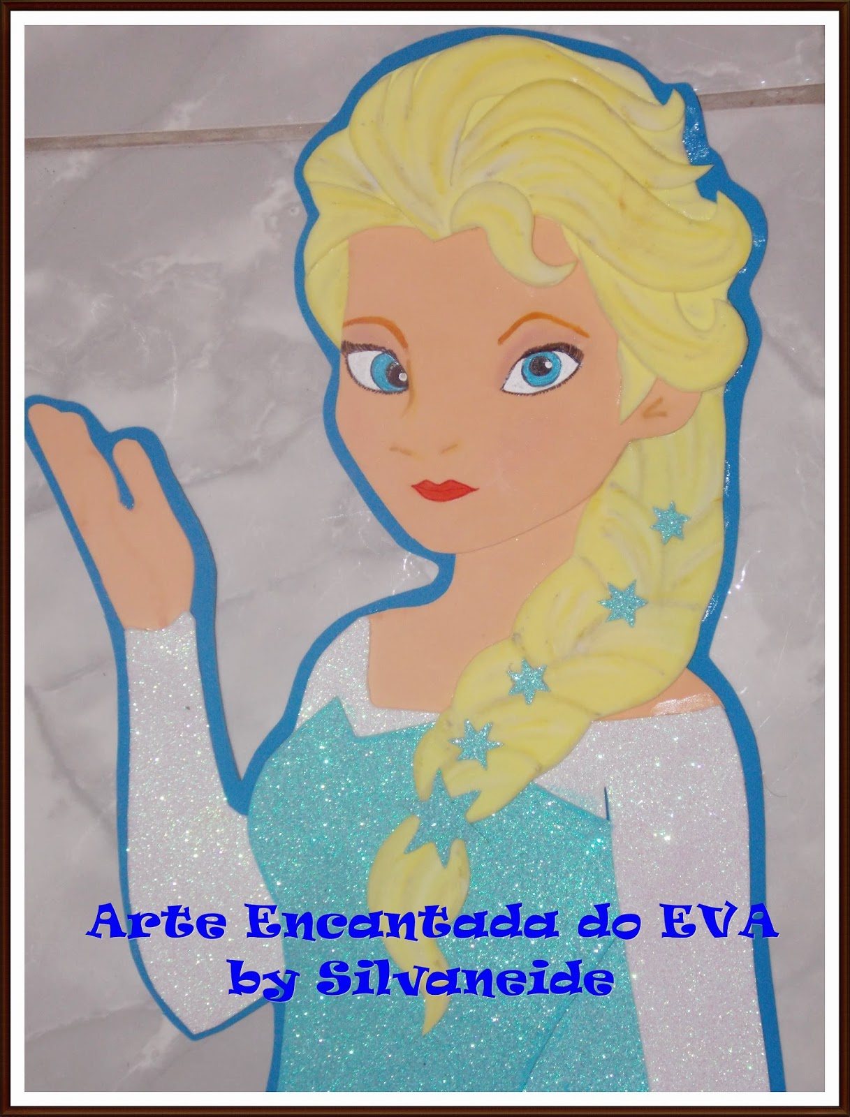Arte Encantada do EVA-By Silvaneide: Painel Frozen