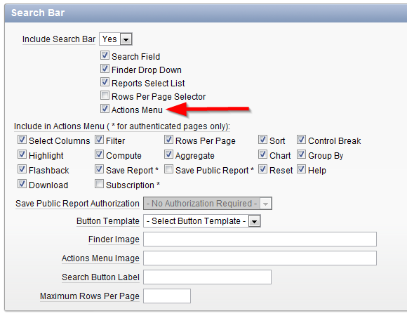 Notes On Oracle Apex Show Actions Menu With Authorization
