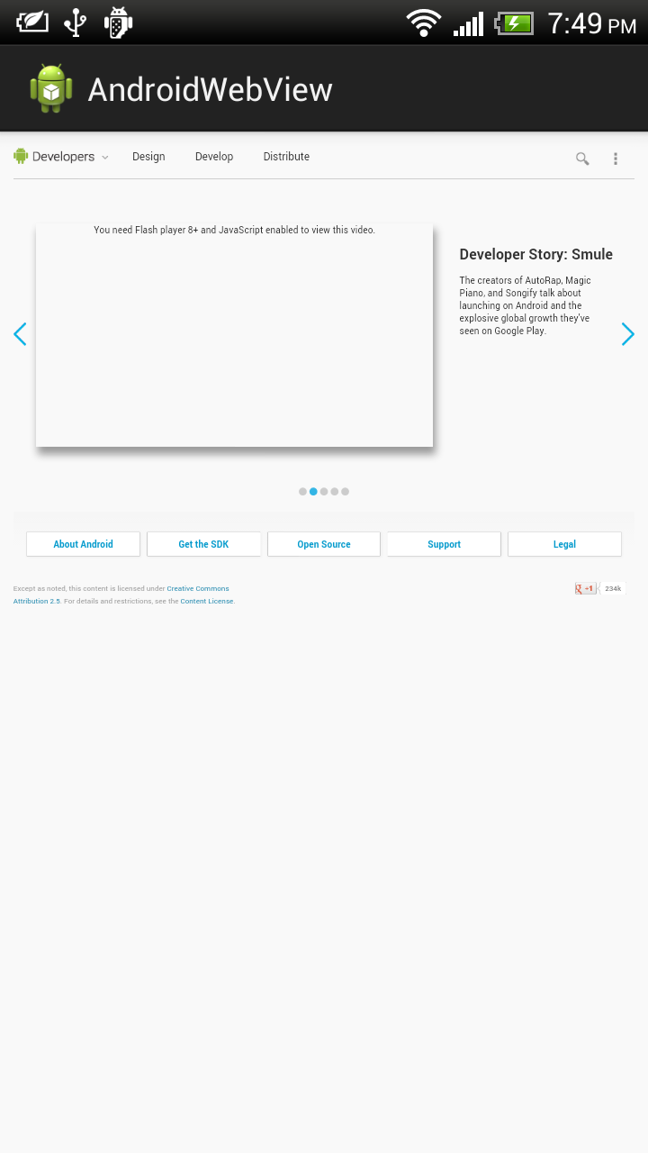 Android Er Set Viewport Of Webview