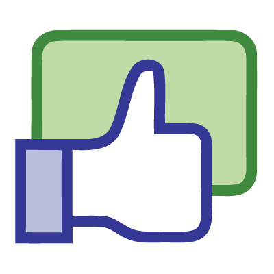 Facebook like vector