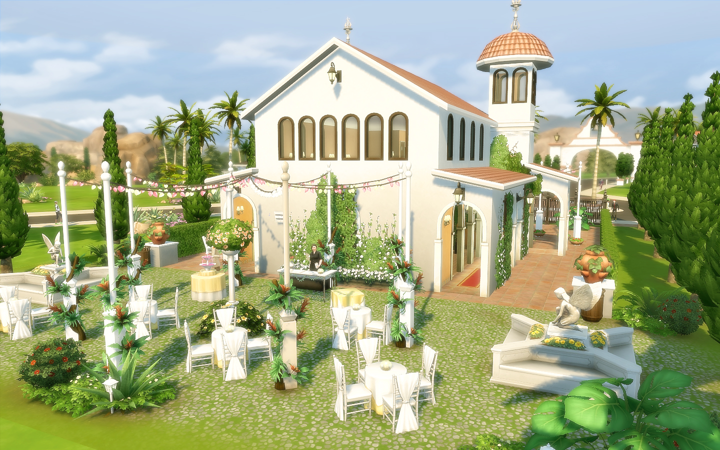 Oasis Church - The Sims 4 - Via Sims