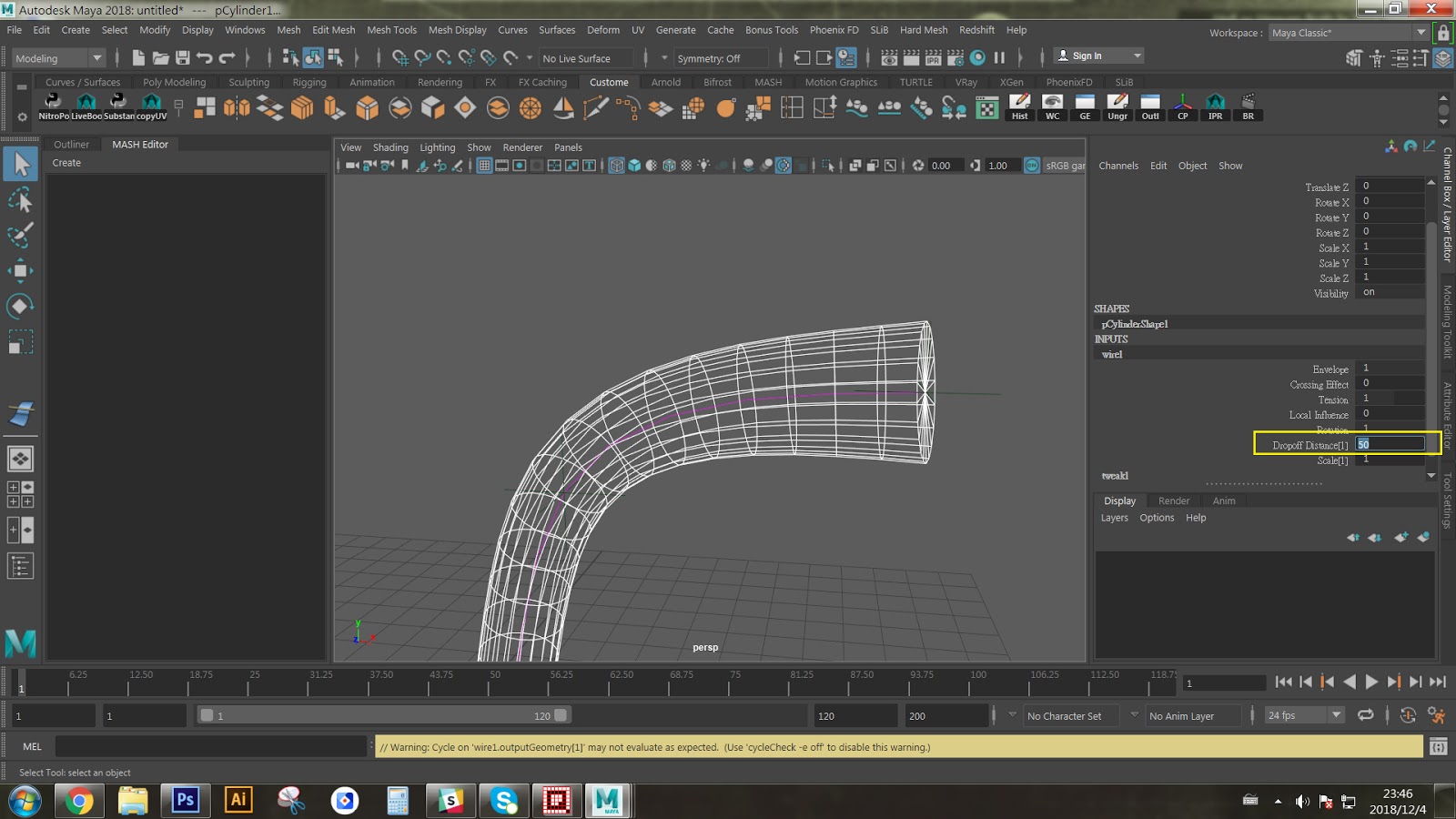 Maya Wire Deform