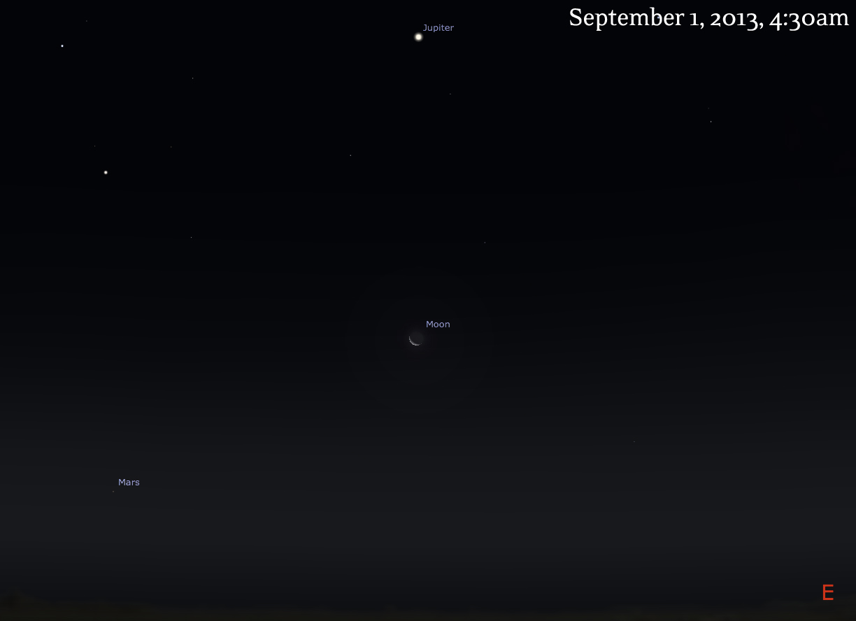 Conjunction Junction: Planetary Alignments for September 2013 [Stellar ...