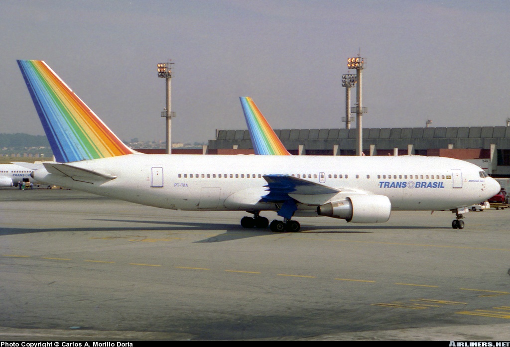 Avioes Abandonados Brasil: PT-TAA O primeiro 767 do Brasil