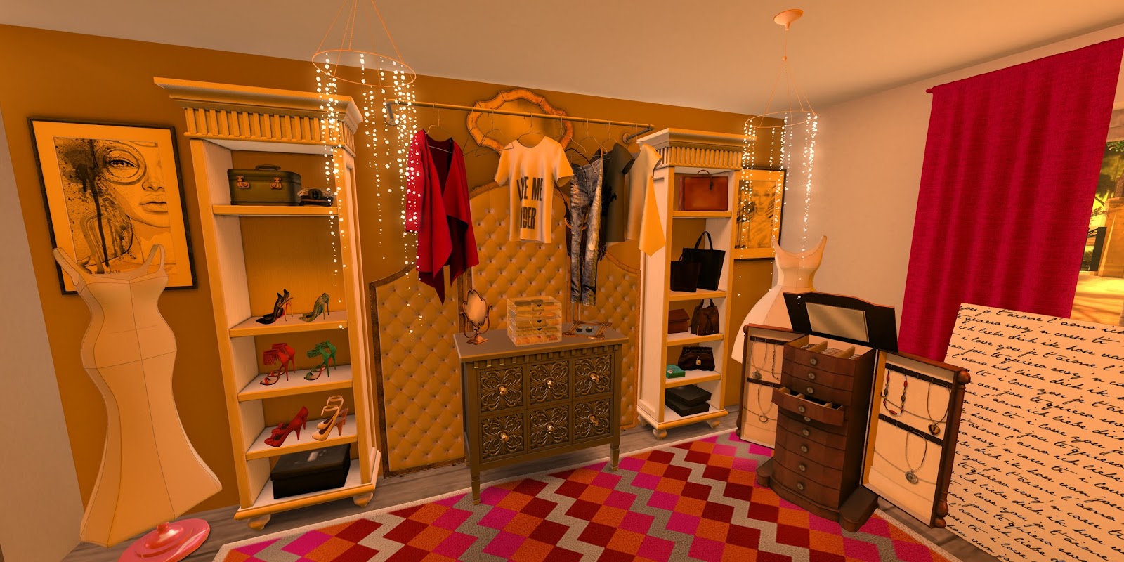 Angie Mornington's Second Life: Decorating the Apple Fall Scandinavian Barn