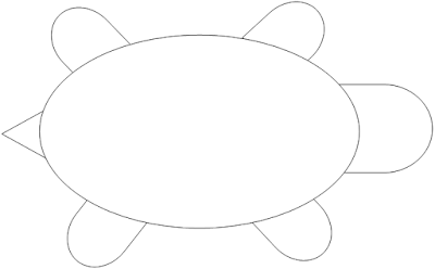 early play templates: Turtle templates