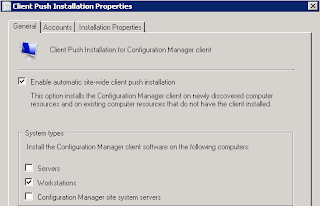 Henk's blog: Client Push Installation fails in ConfigMgr 2012
