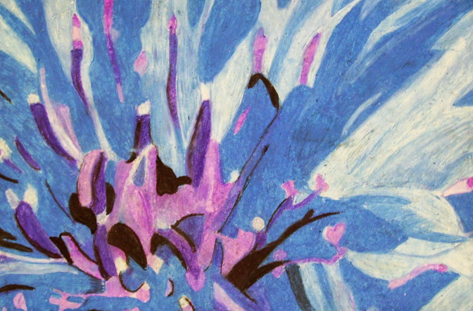the art classroom: Abstracted Flowers (Intermediate Art - O'Keeffe ...