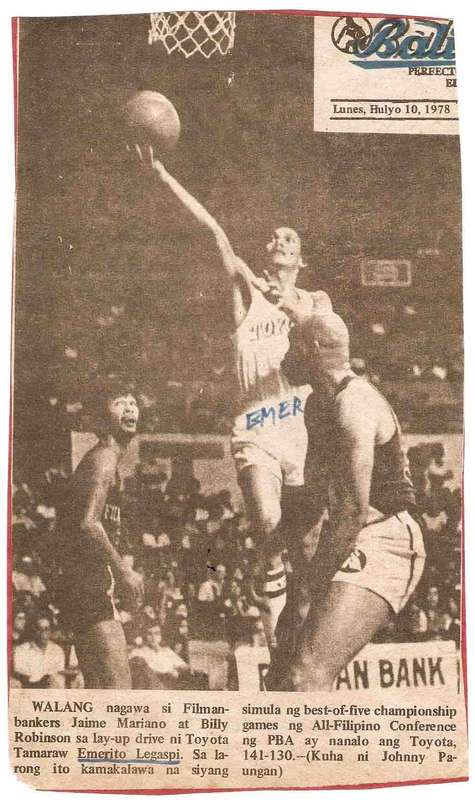 Sports Potpourri: EMERITO LEGASPI – from amateur superstar to PBA role ...