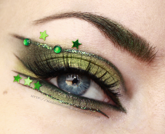 Madam Noire Makeup Studio: Cyber shamrock
