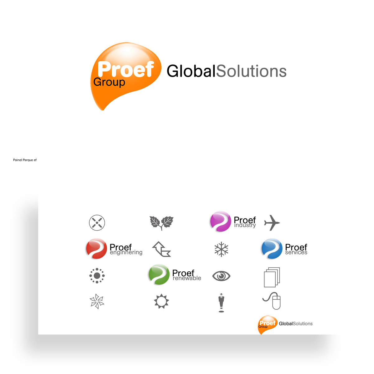 CL DESIGN E ARQUITECTURA: proef group logo study