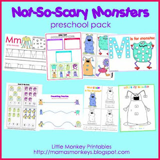 Our Little Monkeys: Not-So-Scary Monsters! (Tot Pack)