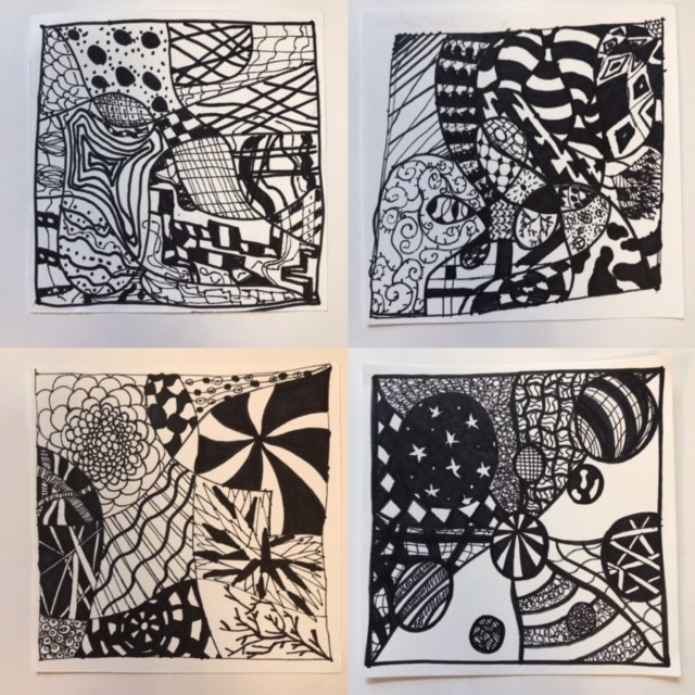 Artful Marvels: 5th Grade Zentangle Art