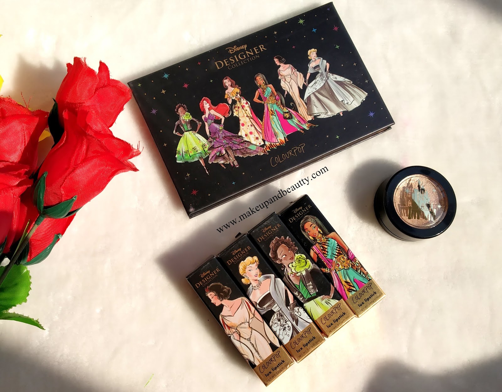 Makeup and beauty !!!: COLOURPOP X DISNEY COLLECTION REVIEW & SWATCHES