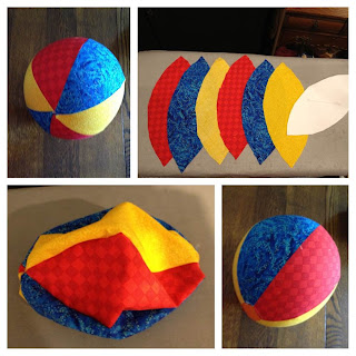 Hodgepodge from The Geranium Farm: Balloon Fabric Ball