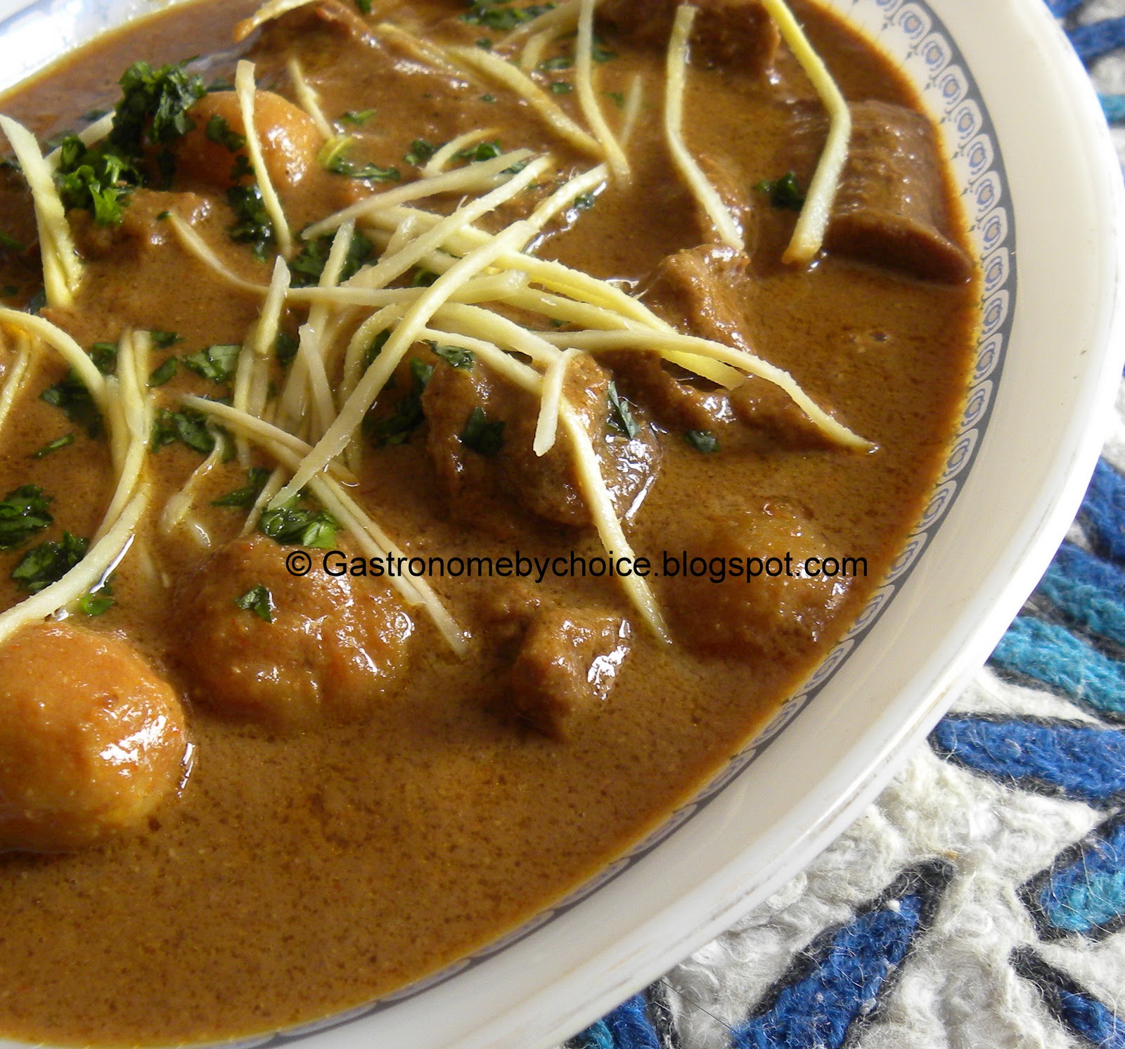 Jewels from Avadh (Part 3) - Aloo Gosht Ka Saalan (Mutton & Potato ...