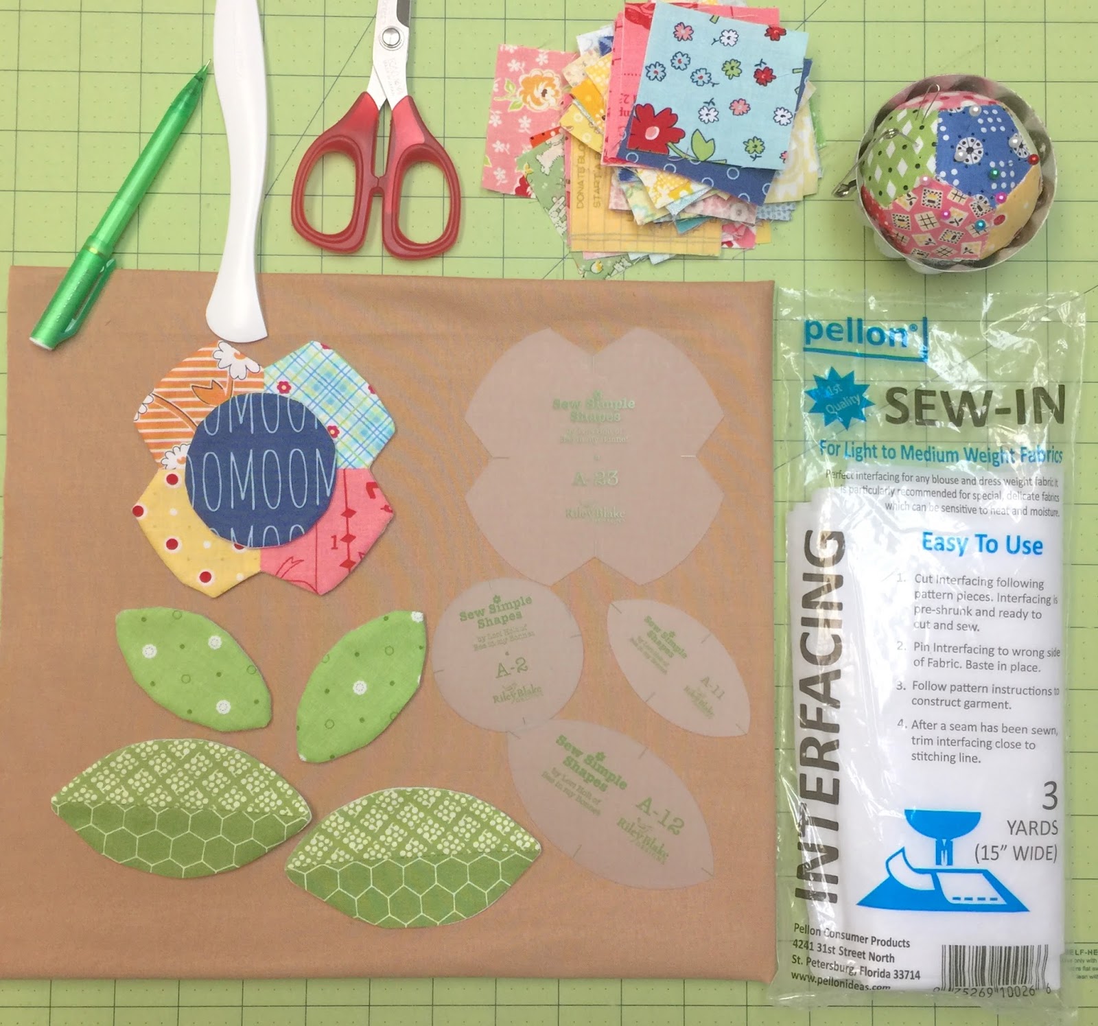 NEW!!! - Tutorial on Making Patchwork Flowers and Leaves with the Sew ...