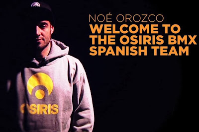 WELCOME NOÉ OROZCO OSIRIS SPAIN‏ ~ Fisurebmx!