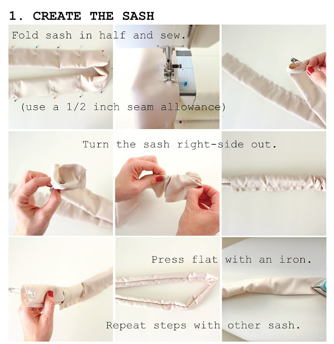 Skirt with Sash - MADE EVERYDAY