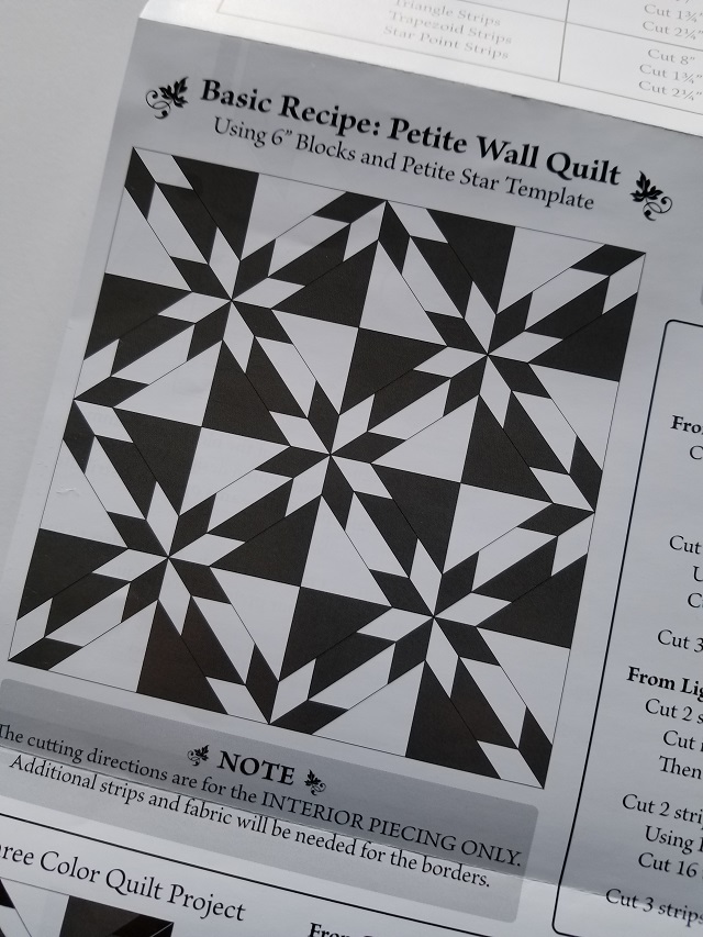 Starting a Hunter's Star Quilt