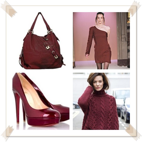 Feminina por Natureza: Cor do inverno: bordô