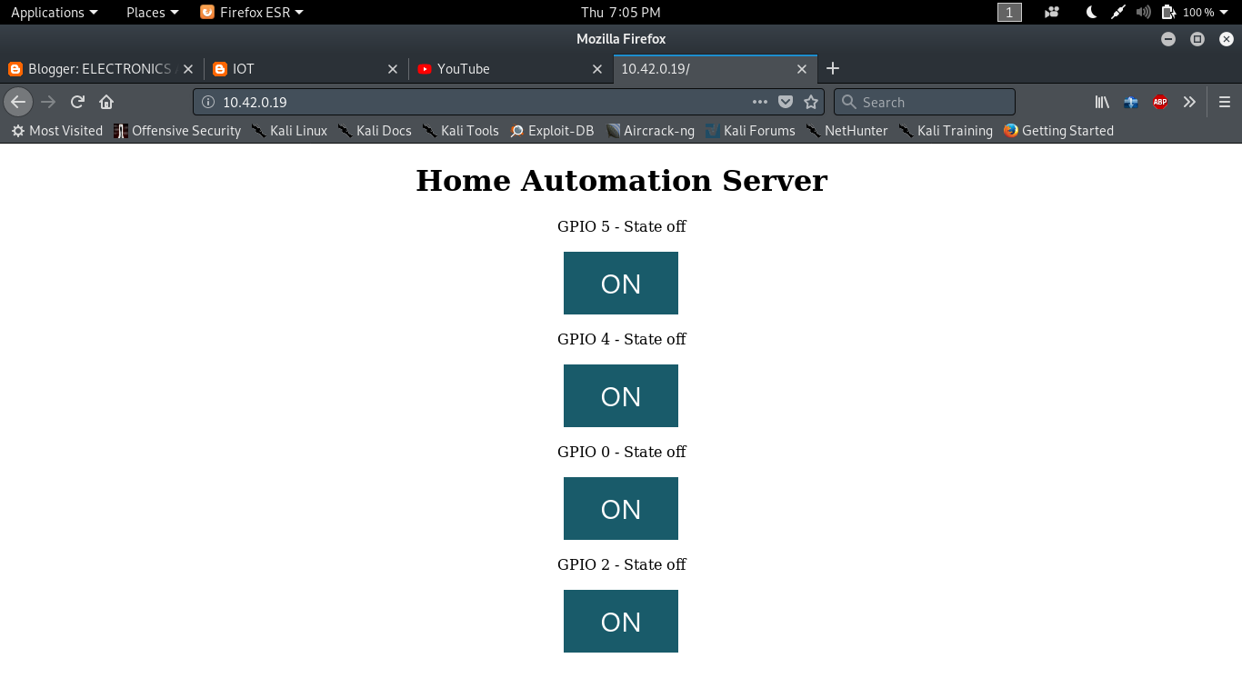 Esp8266n Based Home Automation Project