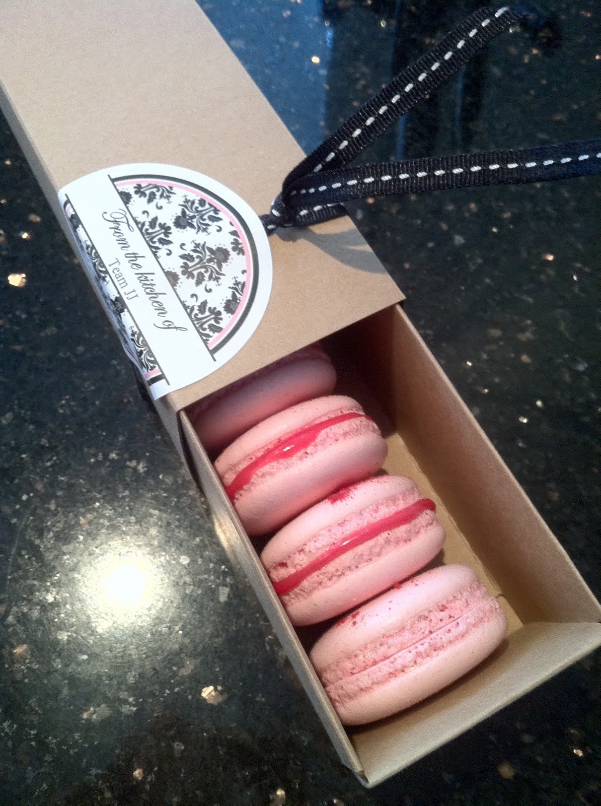 Team JJ's Bakery: Chocolate Cupcakes & Raspberry Macarons