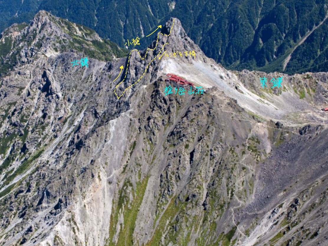 CLIMB JAPAN: The West arête of Yarigatake (槍ケ岳西稜)