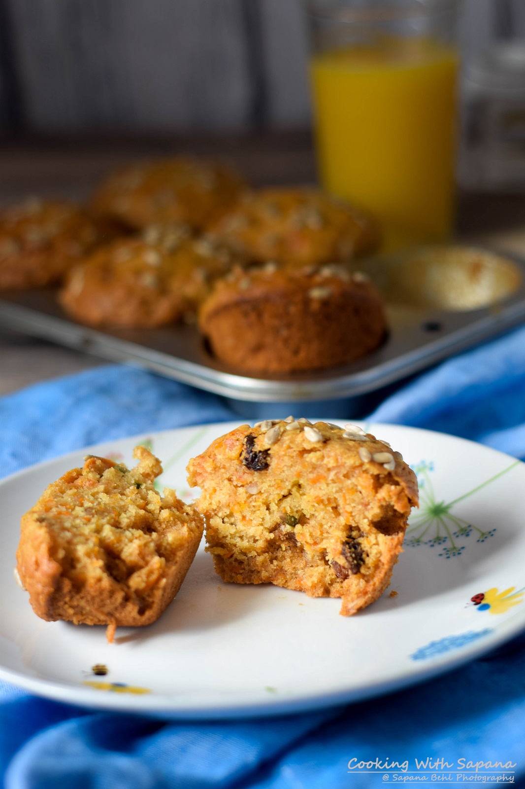 Morning Glory Muffins - Cooking With Sapana