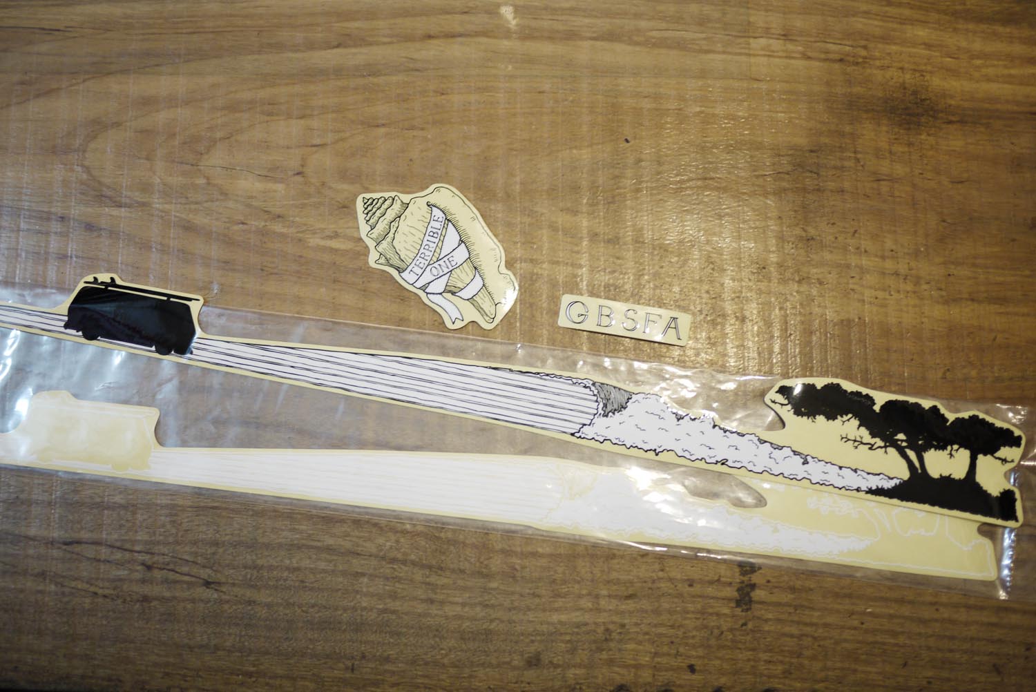 Del Mar BMX: TERRIBLE ONE 「GARRETTBYRNES FRAME STICKER」