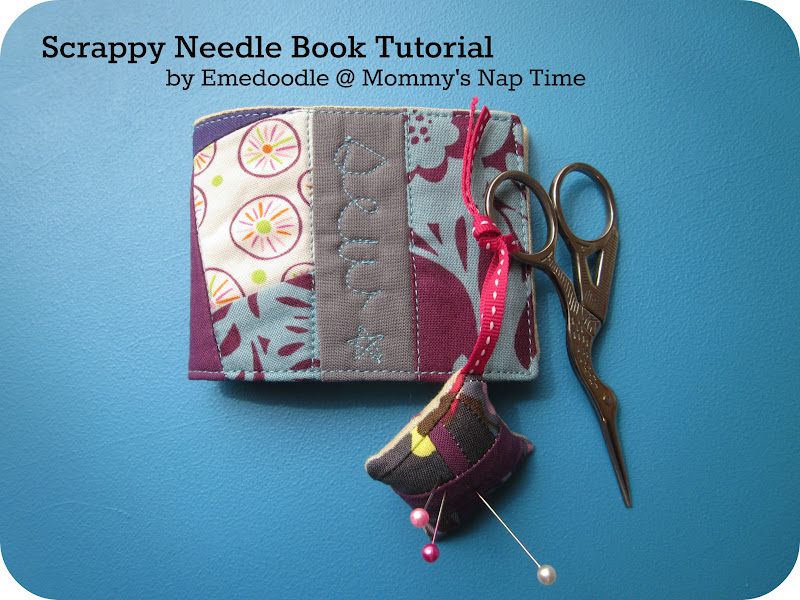 Mommy's Nap Time: Scrappy Needle Book Tutorial