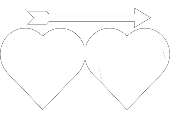 MANUALIDADES : carta corazón.