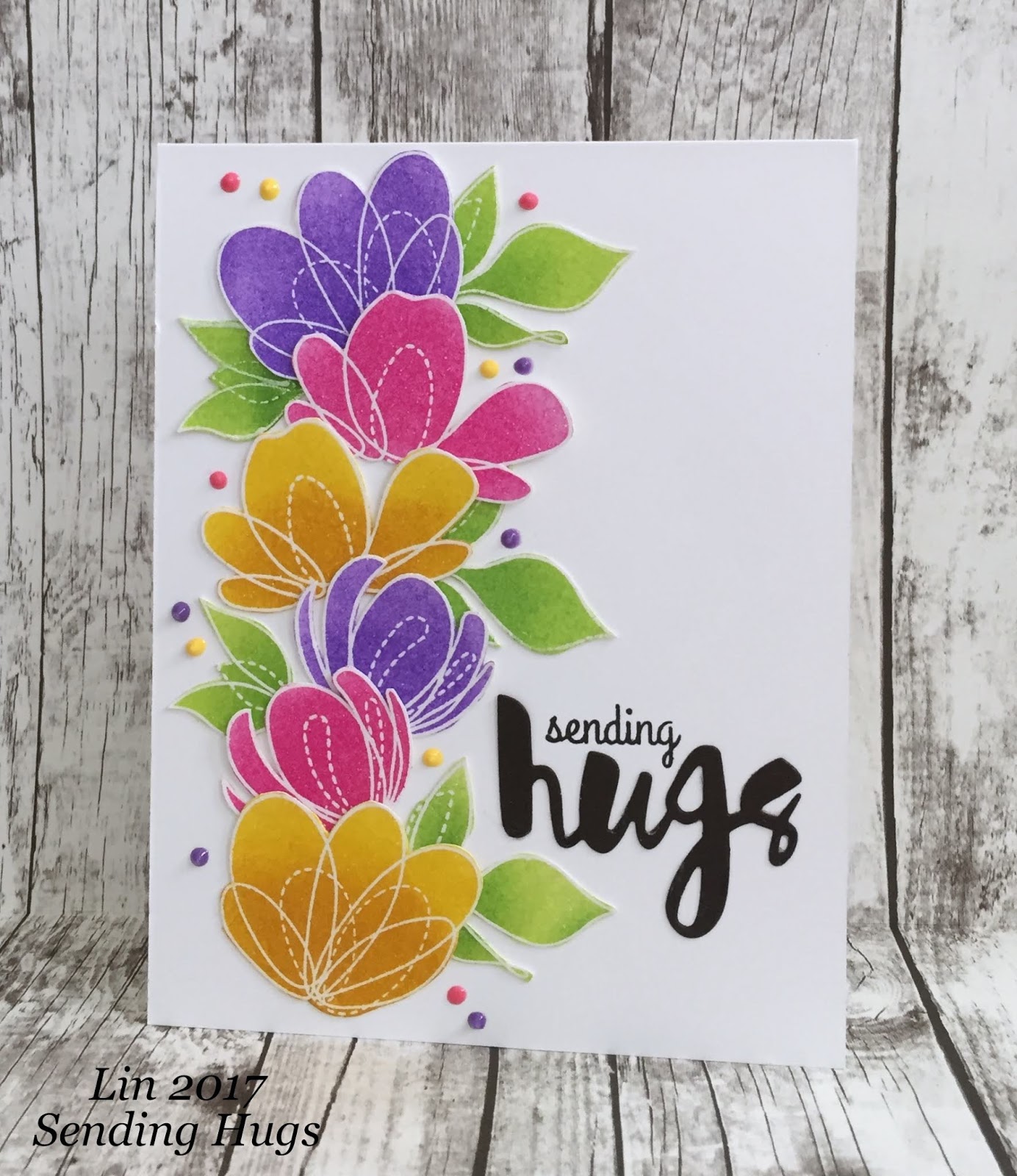 Sending Hugs: Spring Flowers